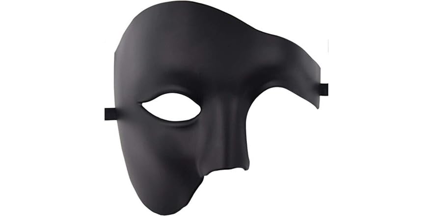 2PK Halloween Masks Men's Phantom Of the Opera