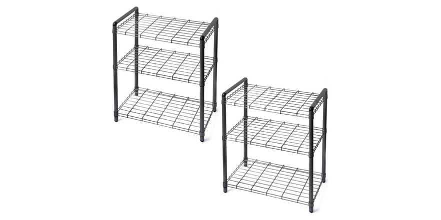 Delta WS1006B 2-Pack 3-Tier Wire Shelf -Pick Color