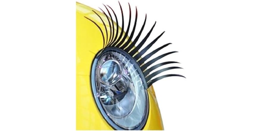 Two Elephants Eyelashes Set For Car Headlights