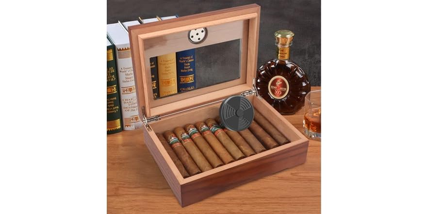 2 Pack Round Adjustable Cigar Humidifier