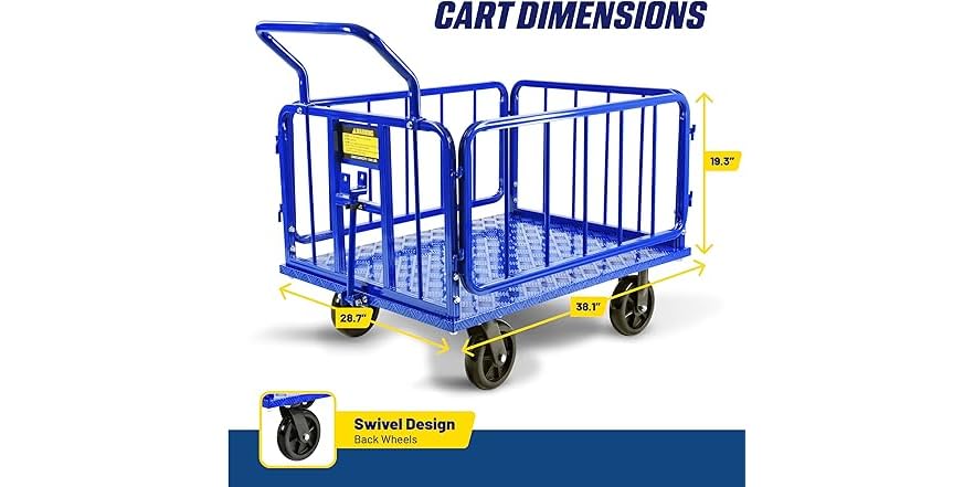 Goodyear Cargo Trailer Heavy Duty Utility Cart