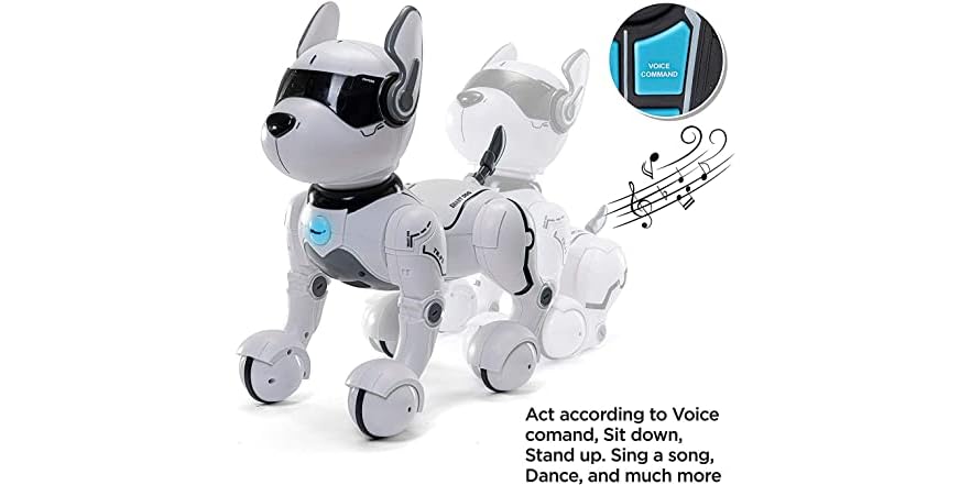 Top Race Remote Control Robot Dog Toy