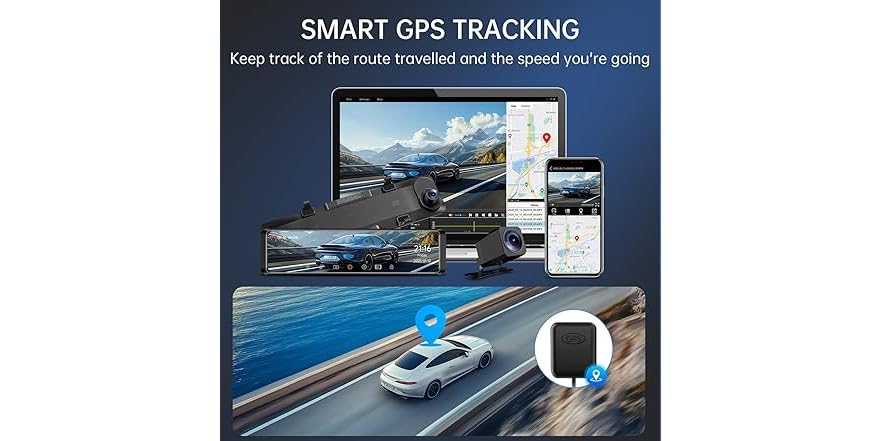 4K Rear View Mirror Camera | 12"