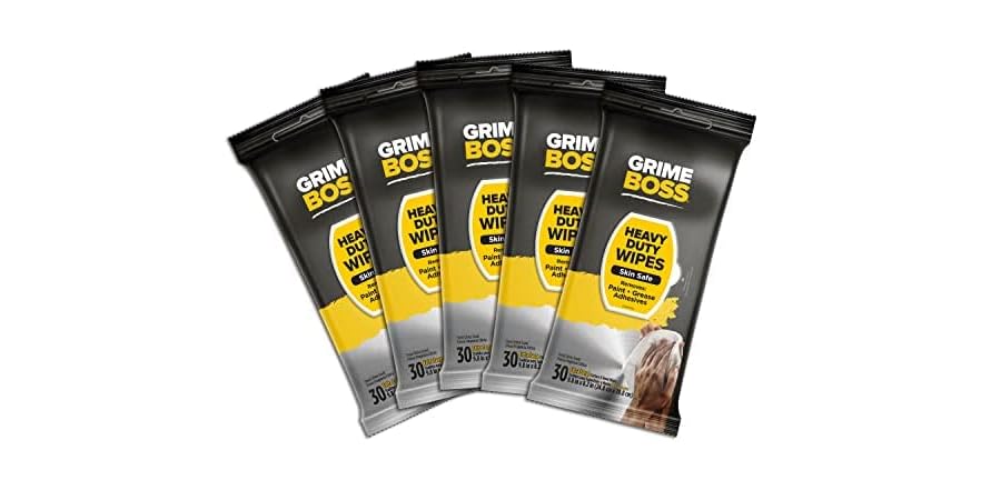 Grime Boss Heavy Duty Wipes (6 x 30ct)