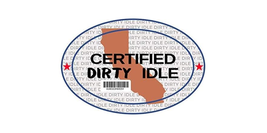 Fleet KCP Certified Dirty Idle Sticker