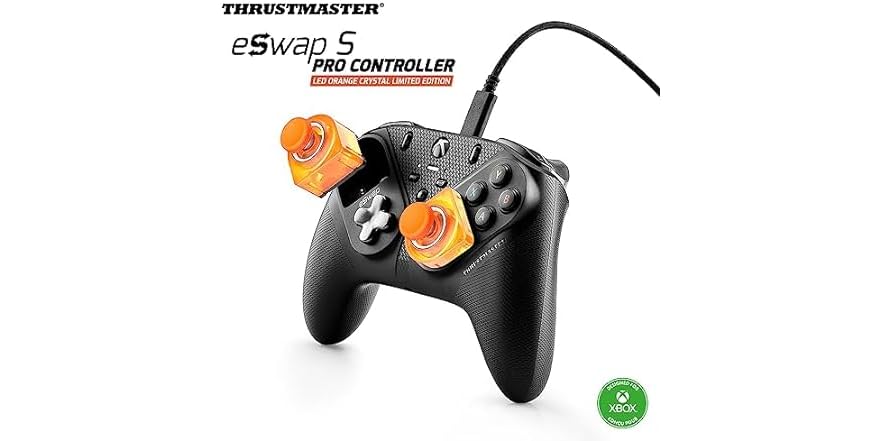 (NEW) Thrustmaster XBOX eSwap S Crystal Pro Wired Controller - (Series ...