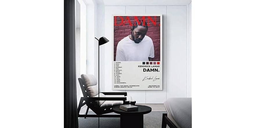 Kendrick Lamar - Damn Poster 12"x18"