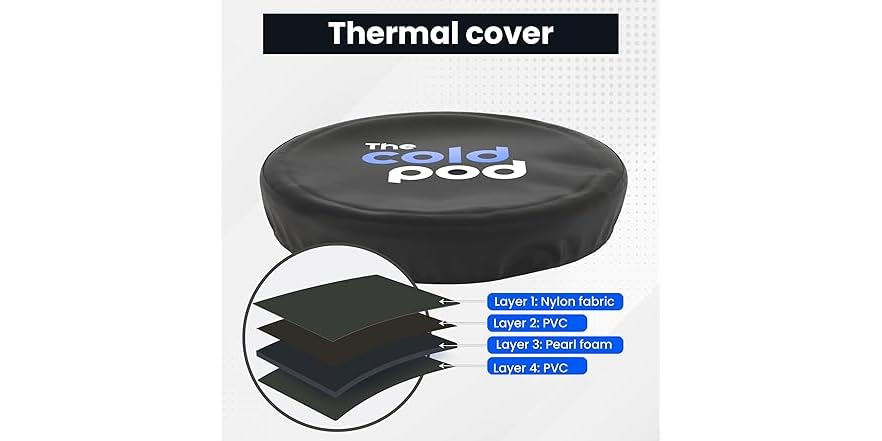 The Cold Pod Ice Cold Plunge Tub Black