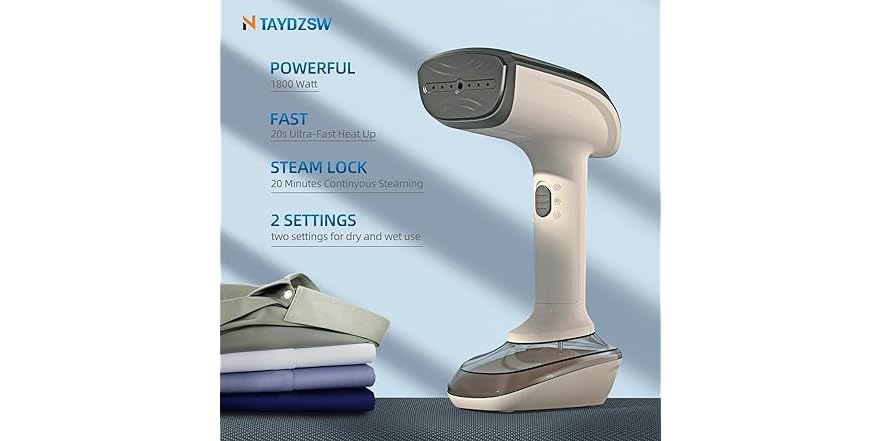 Handheld Garment and Fabric Steamer