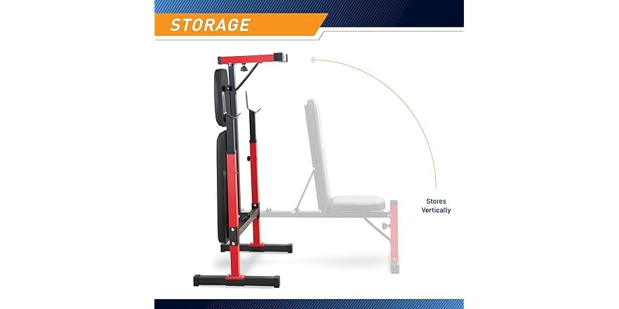 Marcy Foldable Deluxe Standard Weight Bench