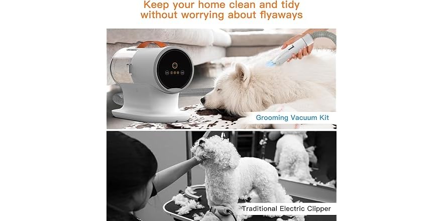 FIXR PG100 FIXR Pet Grooming Vacuum & Dog Hair Vacuum, 1200
