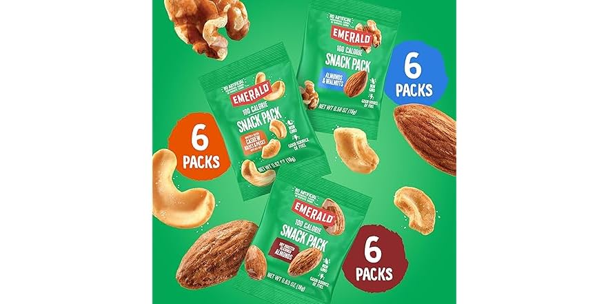 Emerald Nuts Mixed Nuts Variety Pack 18ct