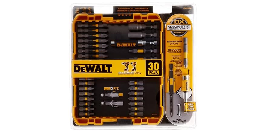 DeWALT MAXFIT 30-Piece Screw Lock Set
