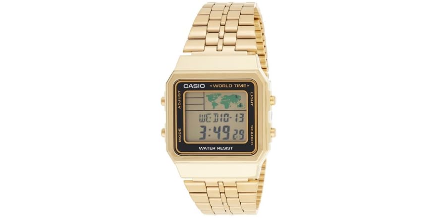 Casio Vintage World Time Mens Watch A500WGA-9DF