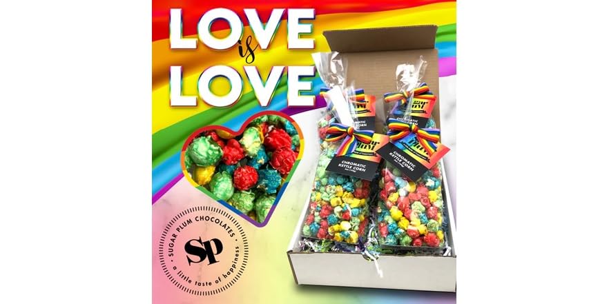 Sugar Plum’s Rainbow Popcorn Box