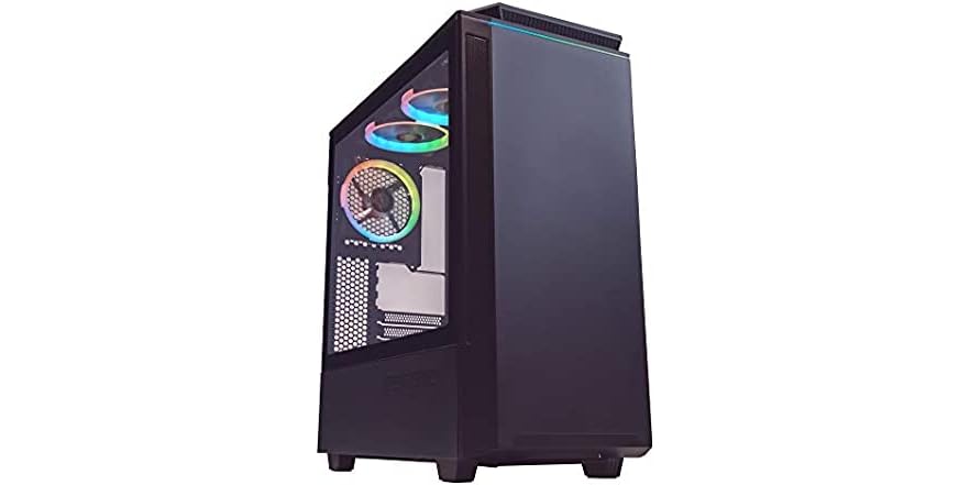 Periphio Shadow Mid-Tower ATX PC Gaming Case