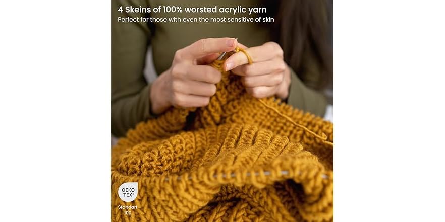 ARTEZA Acrylic Yarn for Crocheting