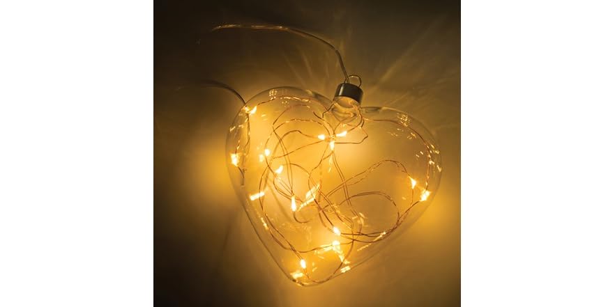 Titan Light Up Heart Ornament