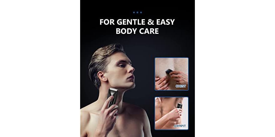 ROMISA Electric Body Hair Trimmer