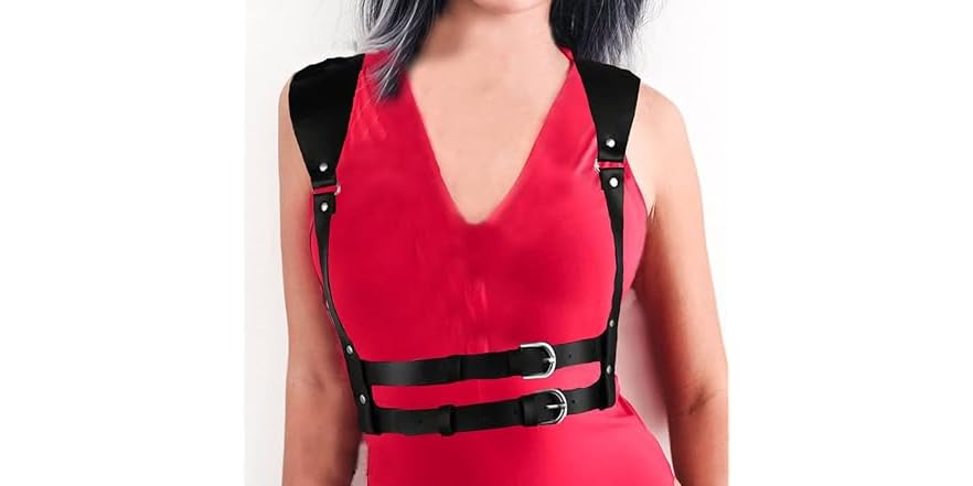 Leather Waist Belt Punk Body Harness