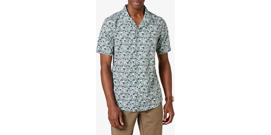 Amazon Men's Vacation Cotton Resort Shirt