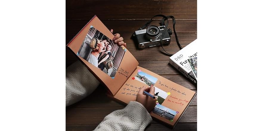 Adventure Book Diary Photo Scrapbook