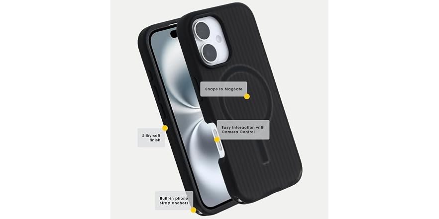 OtterBox iPhone 16 Pro Symmetry Series Soft Touch MagSafe Case