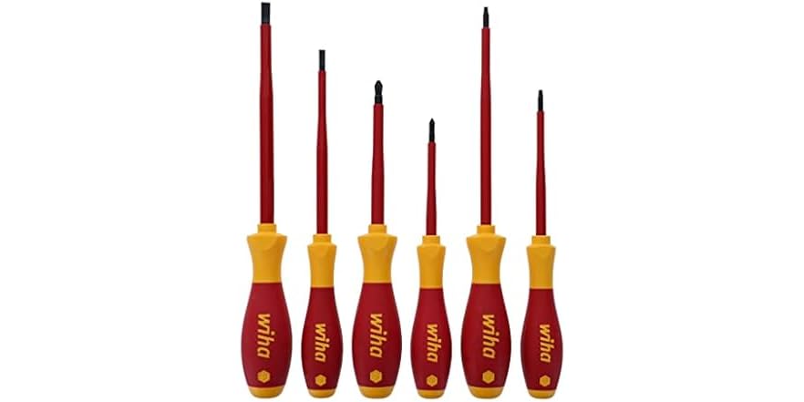 Wiha Phillips and Square Screwdriver Set, 6-Piece