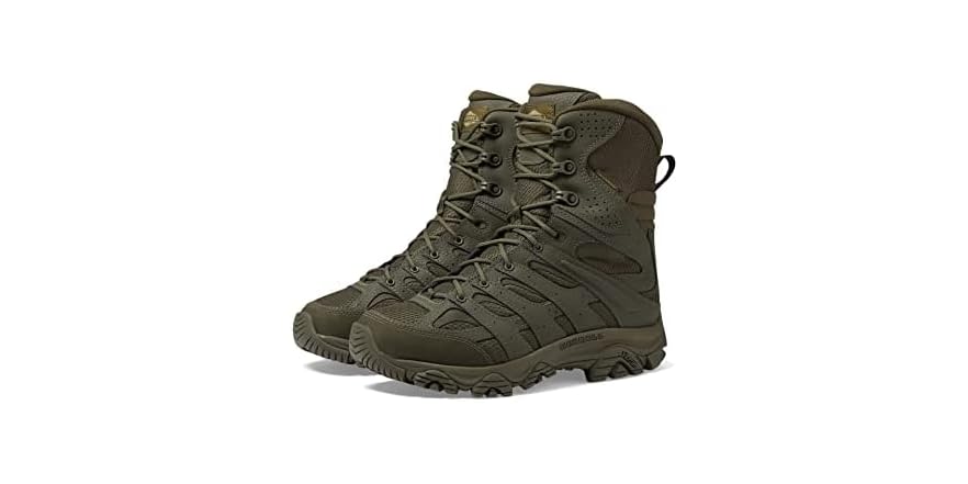 Merrell Moab 3 8" Zip Military Leather Work Boots (Open Box) (Open Box)
