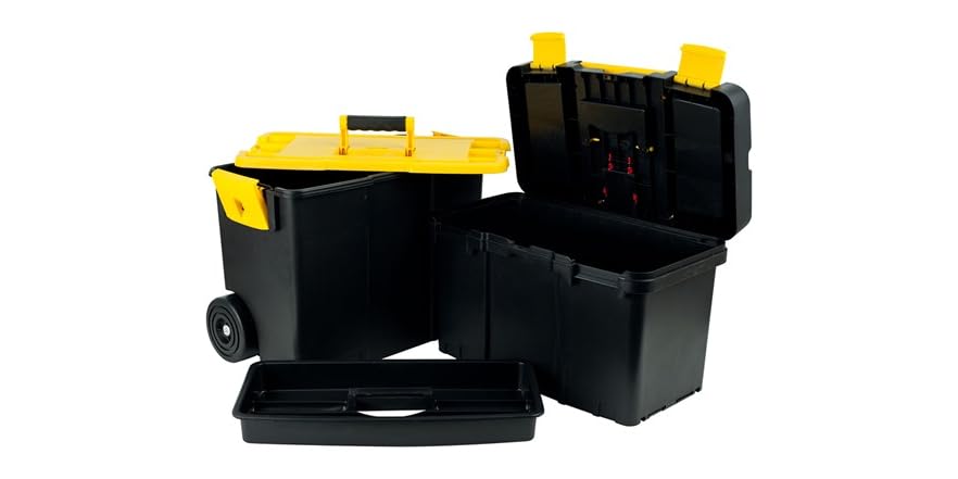 Stackable Mobile Tool Box with Wheels