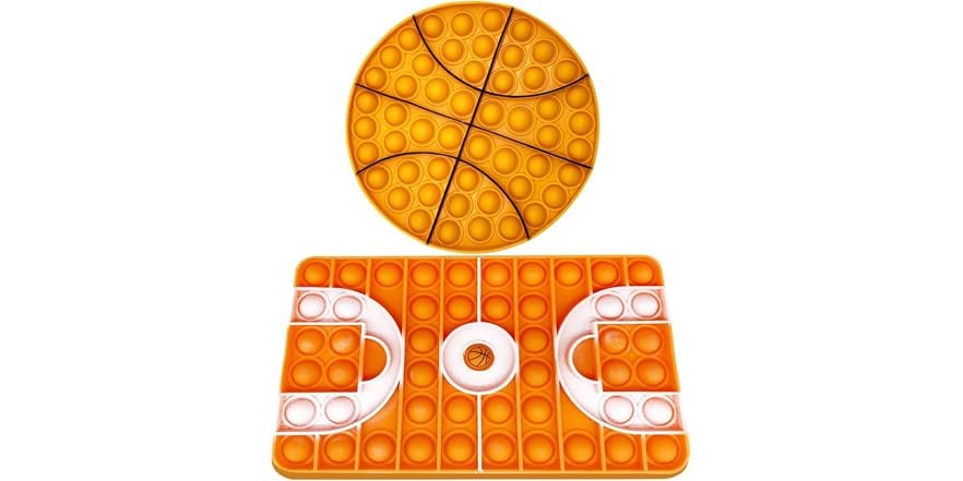 2PC Basketball Pop Fidget Toy