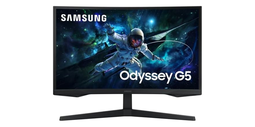 Samsung 27” Odyssey G55C QHD Curved Gaming Monitor