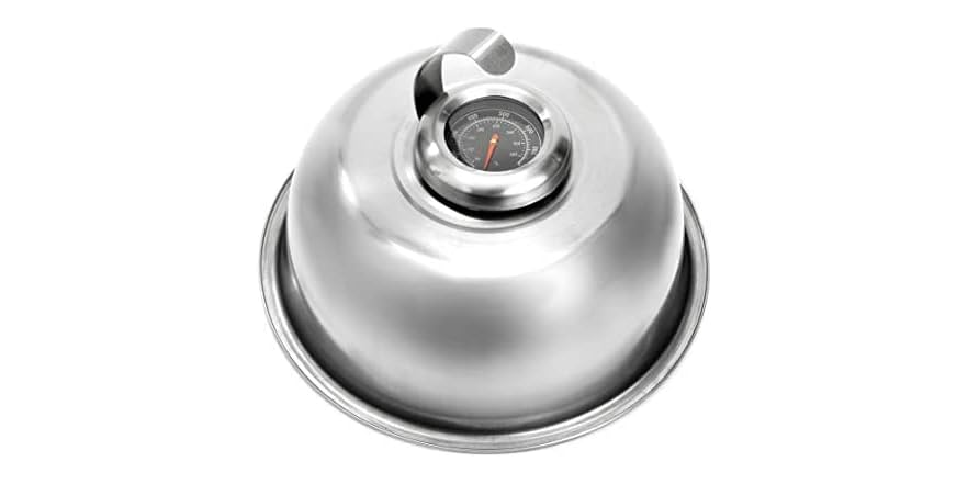 Griddle Dome with Built in Thermometer
