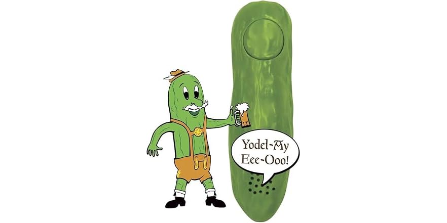 Archie McPhee Yodeling Pickle
