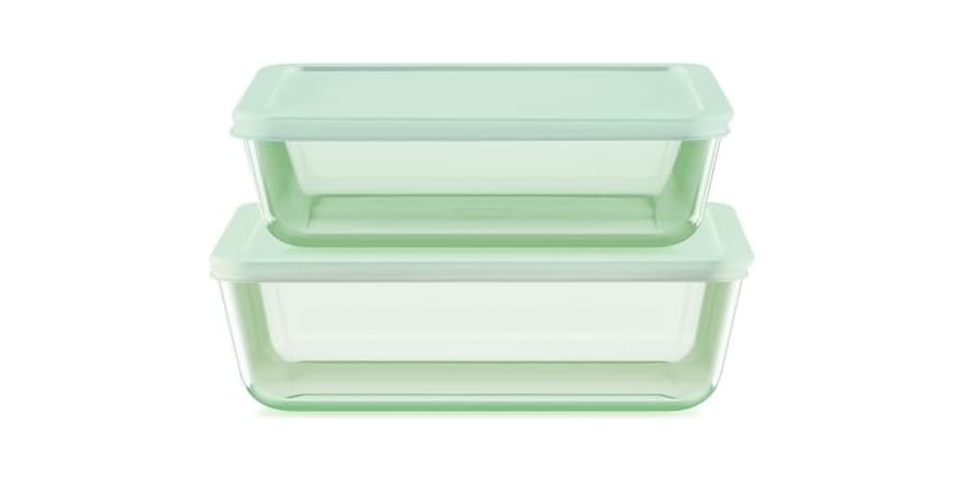 Pyrex Tinted (4-PC) Container Set