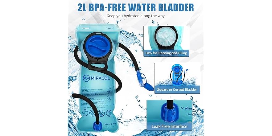 Hydration Pack Backpack Miracol 2L Bladder