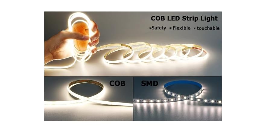24V COB LED Strip Natural White 4000K