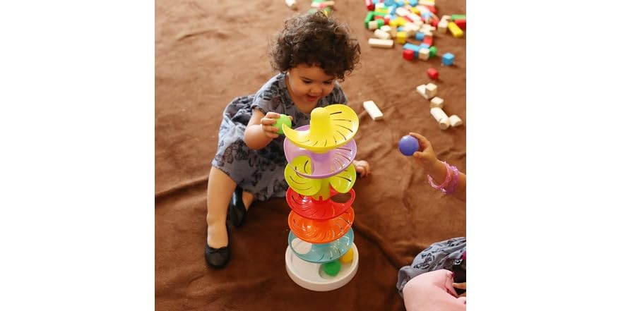 infunbebe Ball Drop Tower with 7 Balls