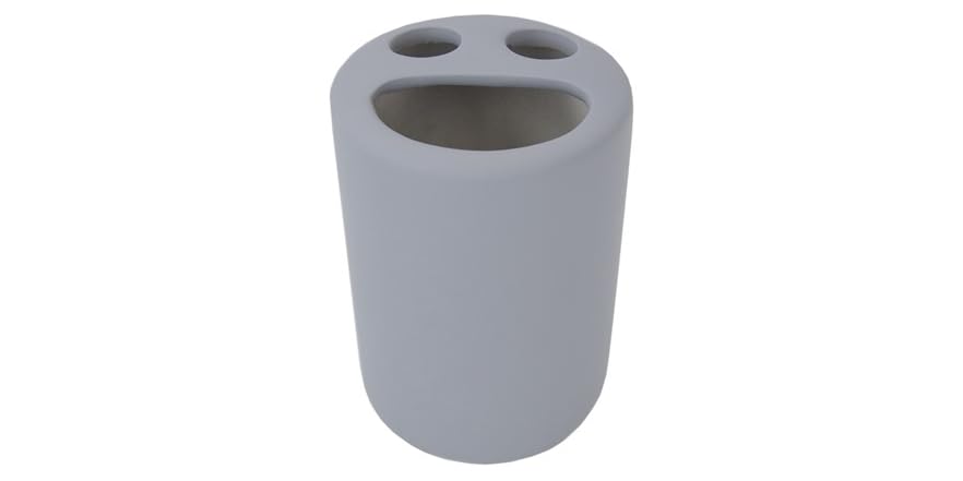 4PC Bathroom Set Rubberized