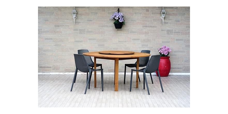 Amazonia Miami Patio Side Chairs | Set of 4