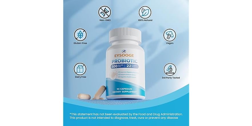 Probiotics, 500 Billion CFU, 90 Capsules