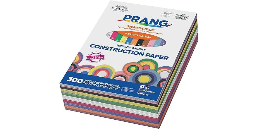 SunWorks Construction Paper 300 Sheets