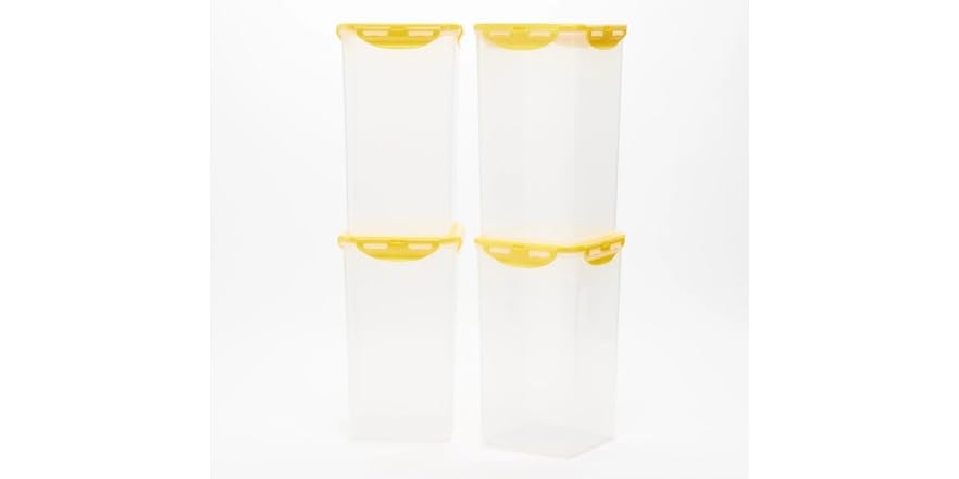 LocknLock 4-Pc Tall Canister Storage Set