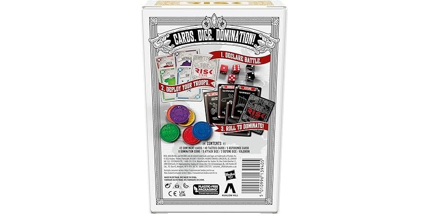 Risk Strike Cards and Dice Game