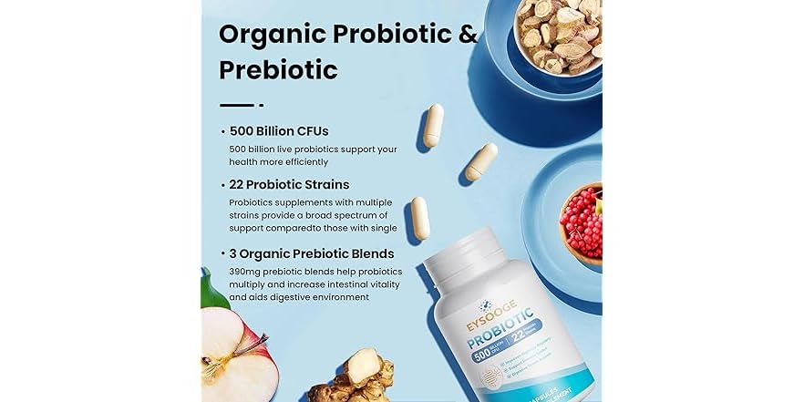 Probiotics, 500 Billion CFU, 90 Capsules