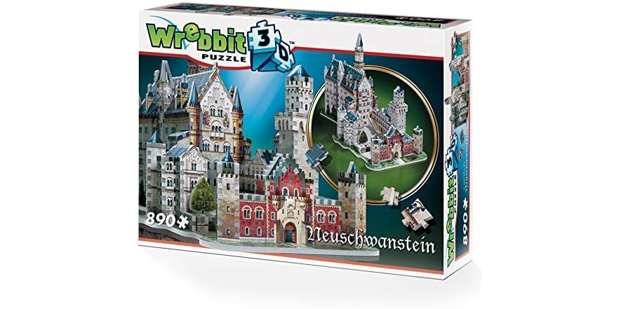 Neuschwanstein Castle 3D Jigsaw Puzzle