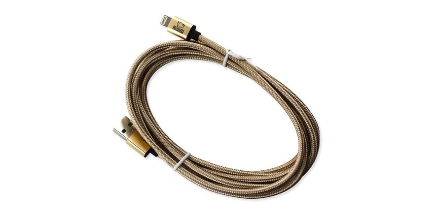 Rhino 3 Meter MFI Apple Lightning Cables - 3 Packs