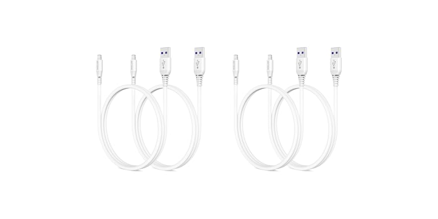 4 Pack 3' Lightning Cables for iPhone