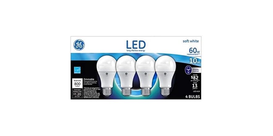 GE 10 Watt LED Light Bulbs