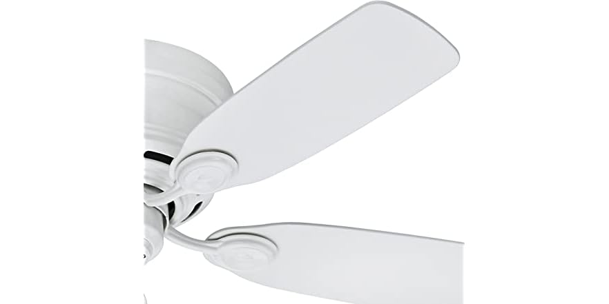 42-inch Low Profile Snow White Ceiling Fan